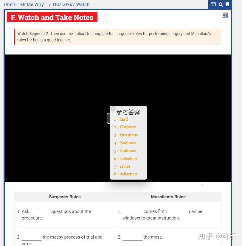 全新版大学英语《视听说教程1》welearn完整答案 第6章 - 知乎