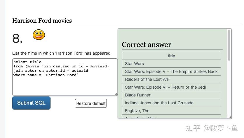 【刷题】SQLZOO（13-18）（完） - 知乎
