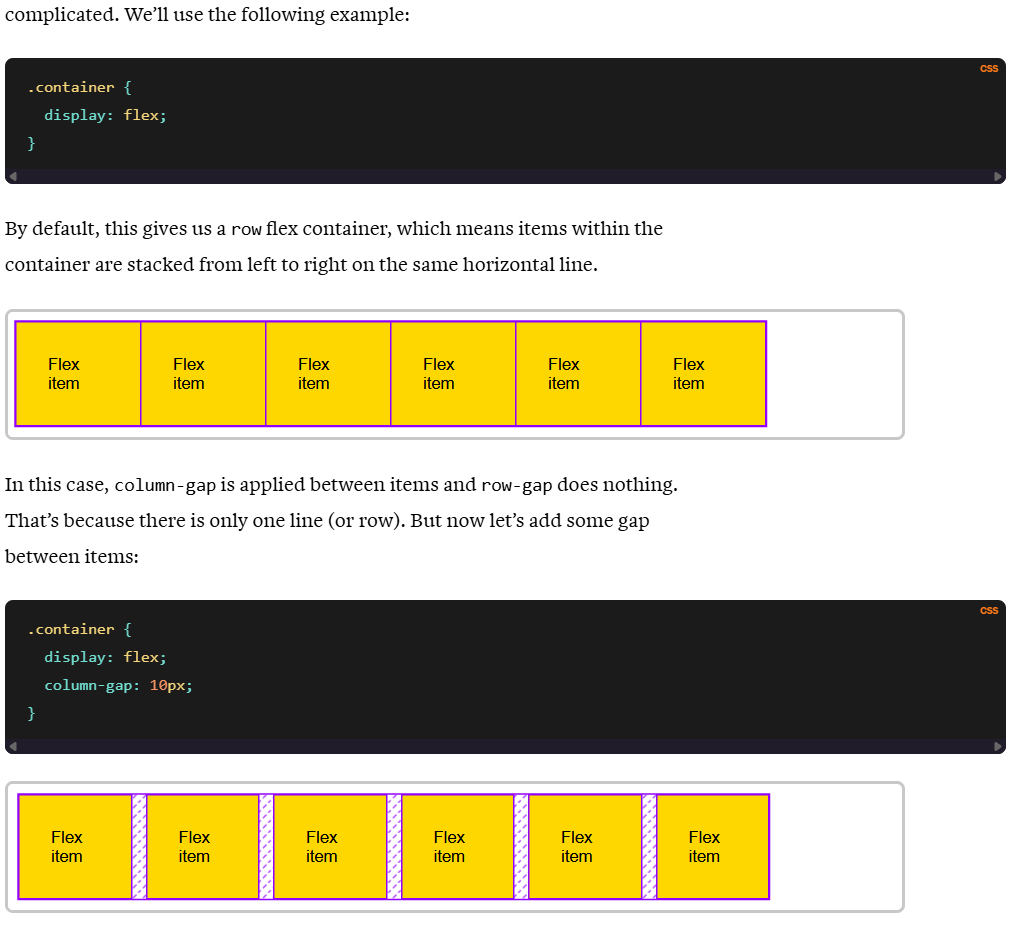 flex里面关于column-gap的使用 - 知乎