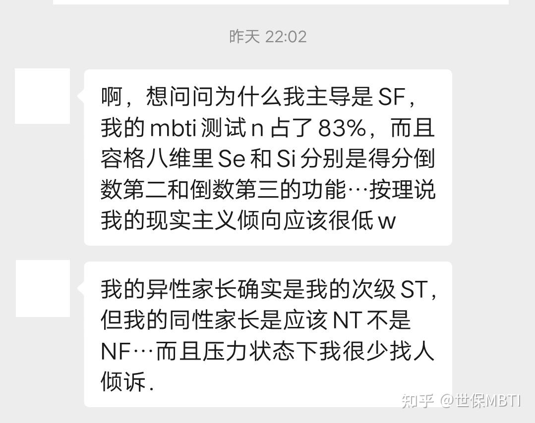 世保64型MBTI性格测试：ST（I）、SF、NF（P）中N占了83% - 知乎
