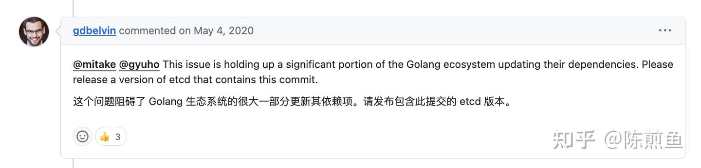 Go etcd 的依赖问题终于解决了。。。 - 知乎