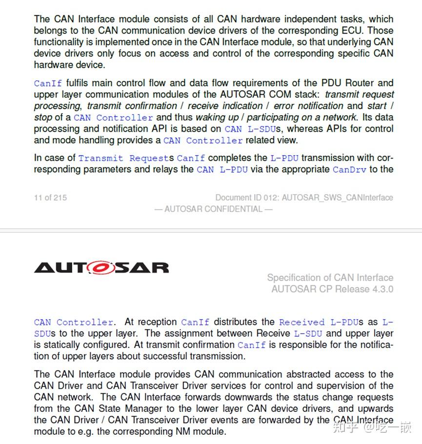 手写Autosar架构的CAN通讯协议栈2（CanIf模块讲解-上） - 知乎