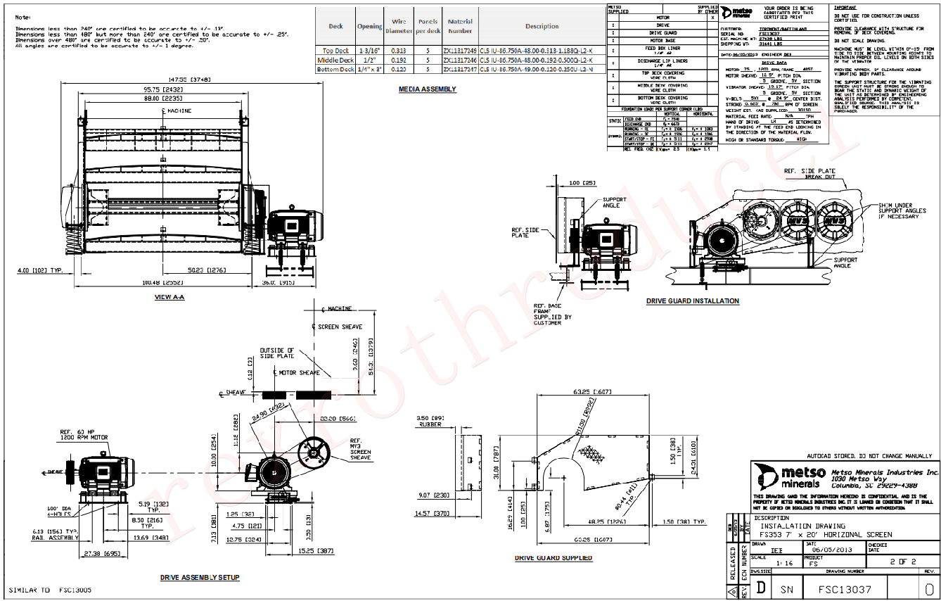 Metso美卓移动筛分站移动水平筛FS系列图纸FS203/252/253/302/303/352/353/402/403 - 知乎