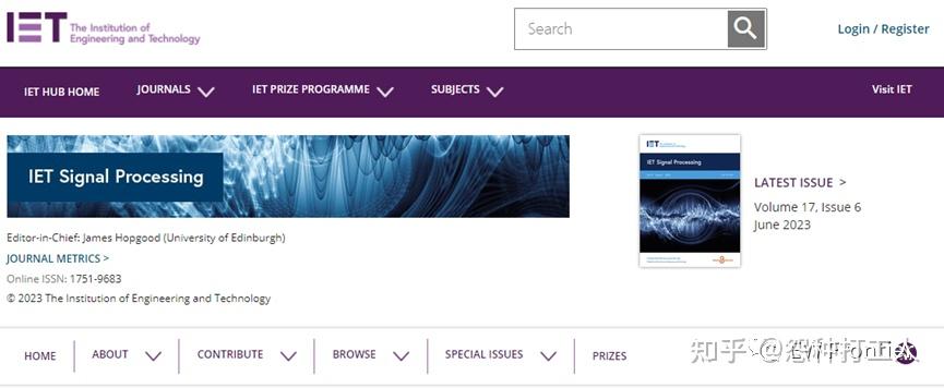 雷达、通信、信号处理类SCI期刊合集 - 知乎
