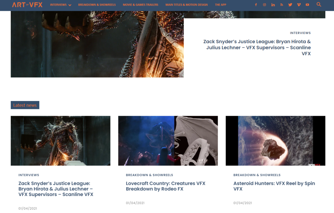 20个CG大佬必备的行业网站 - 知乎