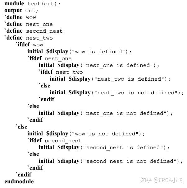 95，Verilog-2005标准篇：`ifdef, `else, `elsif, `endif, `ifndef条件编译指令介绍 - 知乎