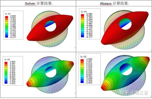 【iSolver案例分享40】壳单元几何非线性Benchmark校核01 - 知乎