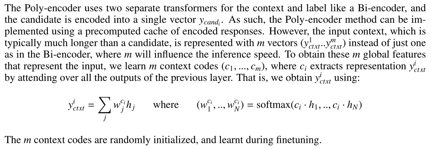 PolyEncoder-Facebook的全新信息匹配架构-提速3000倍(附复现结果与代码) - 知乎