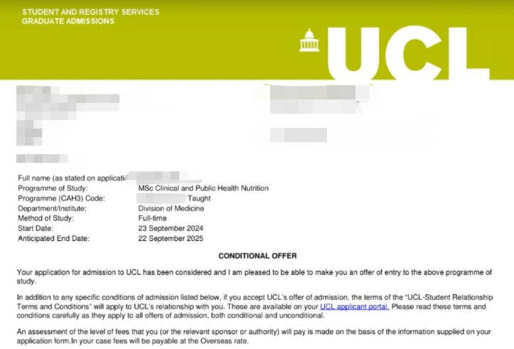 【offer喜报】英国TOP300本科均分65+，斩获UCL offer！ - 知乎