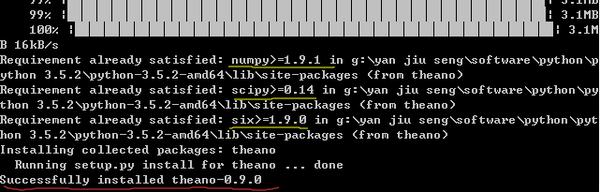Win7 6432位系统下安装python35的numpy，scipy，matplotlib，theano模块 知乎