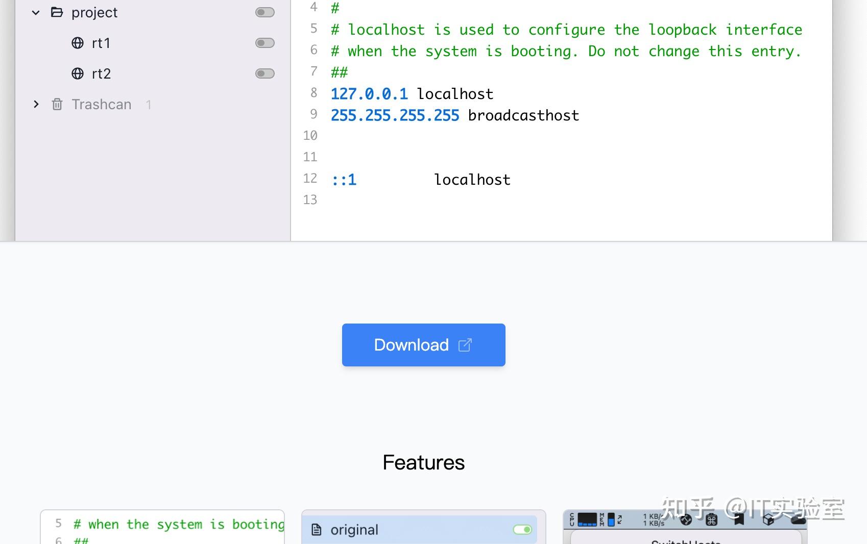 快捷设置、切换Hosts的工具SwitchHosts，支持Win、Mac、Linux - 知乎