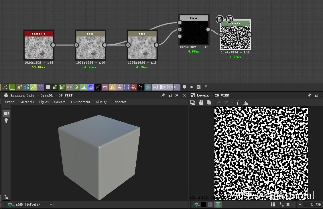 旧日志 2023-5-29 Reaction Diffusion （图灵斑图）的快速实现与官方节点分析 Substance Designer - 知乎