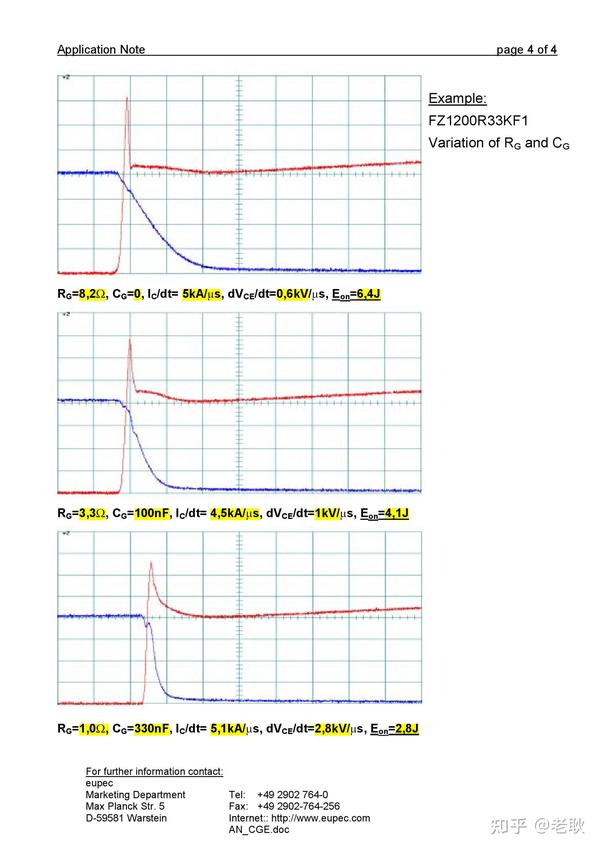 技术资料分享6：IGBT外部电容对开通暂态di/dt和dv/dt的控制功能 - 知乎