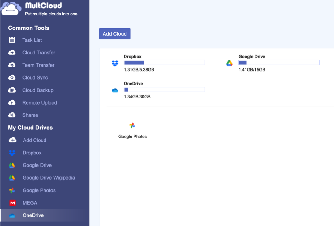 跨网盘传输神器 MultCloud - 知乎