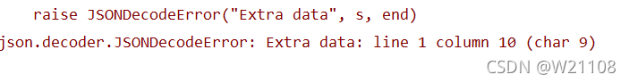 json.decoder.JSONDecodeError: Extra data: line 1 column 10 (char 9) - 知乎