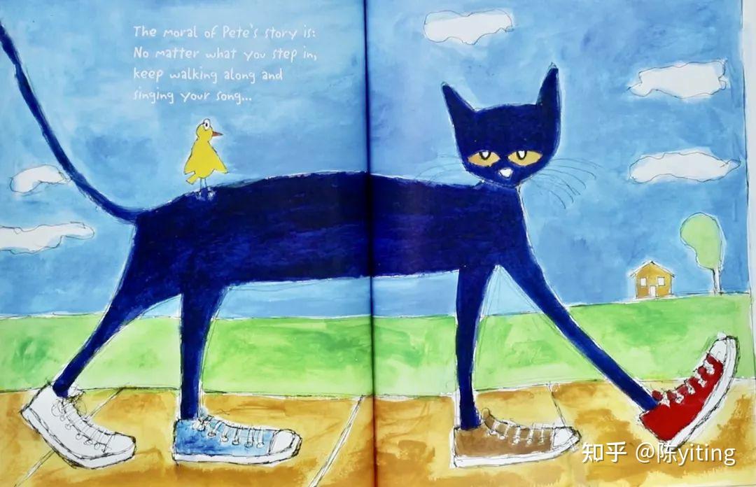 Pete the cat ： I love my white shoes 我爱我的白鞋子 - 知乎