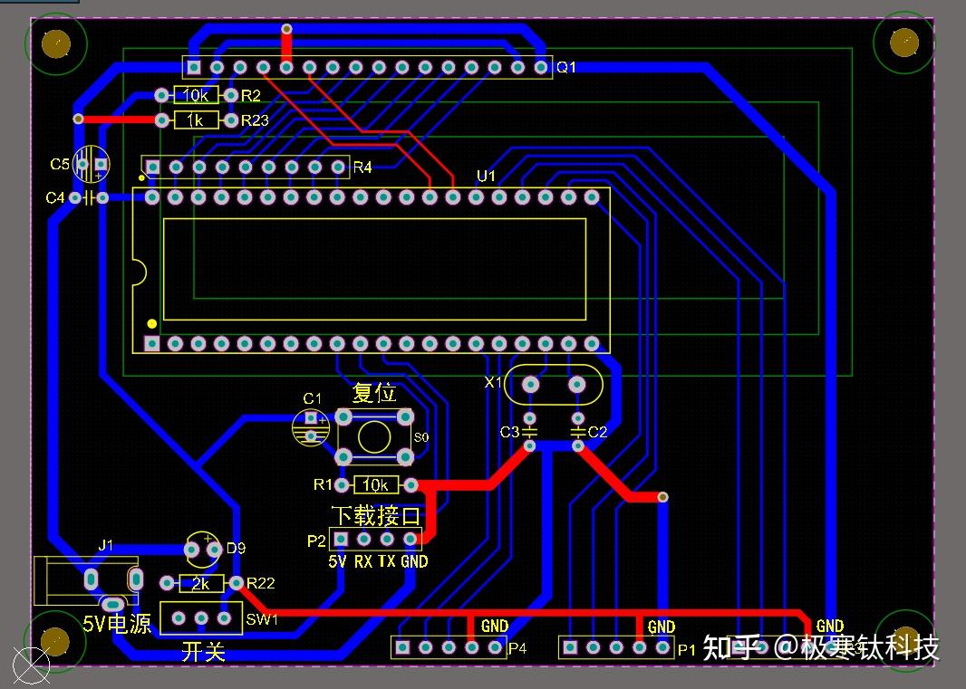 基于51单片机的三路多点热电偶测温系统proteus仿真原理图PCB - 知乎