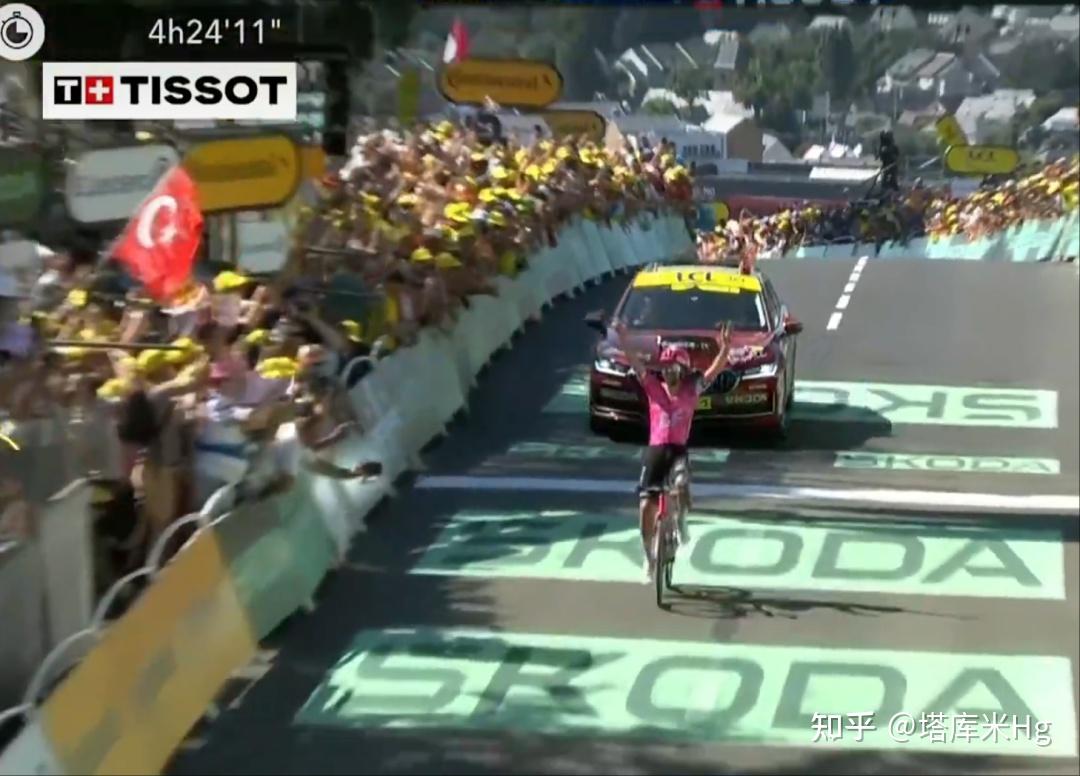 2025环法S6 201km均速45.7！本希利单飞42km夺冠 波加查将黄衫“让”给范德普尔 - 知乎