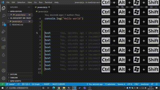 这些 VS Code 快捷键太好用，忍不住录了这34张gif动图 - 知乎