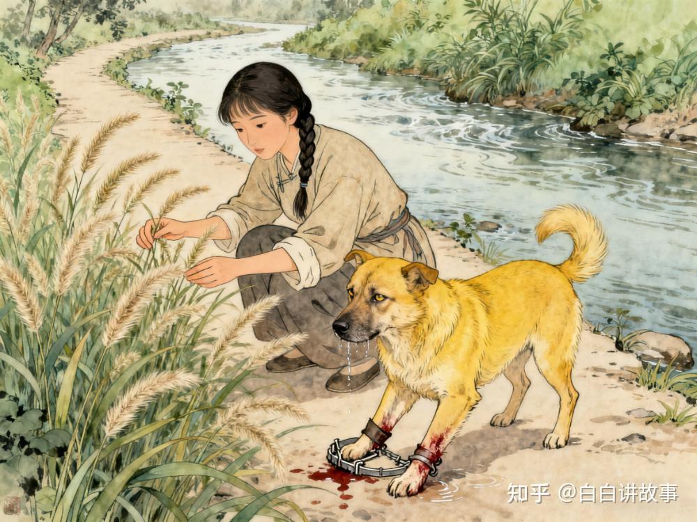 民间故事：乌镇阿菊救残犬，黄狗巧护腹中娃 - 知乎