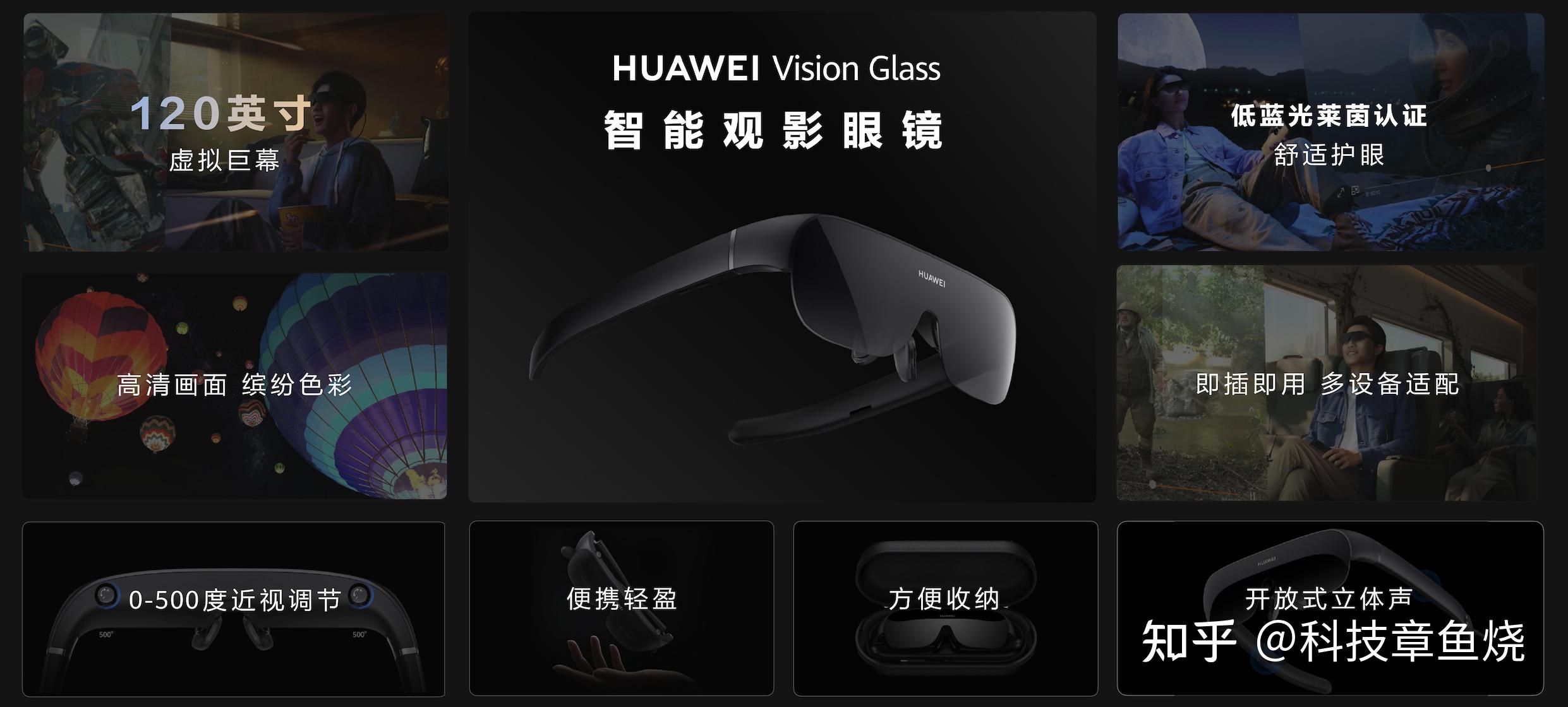华为首款智能观影眼镜Vision Glass体验：碎片化巨幕观影 - 知乎