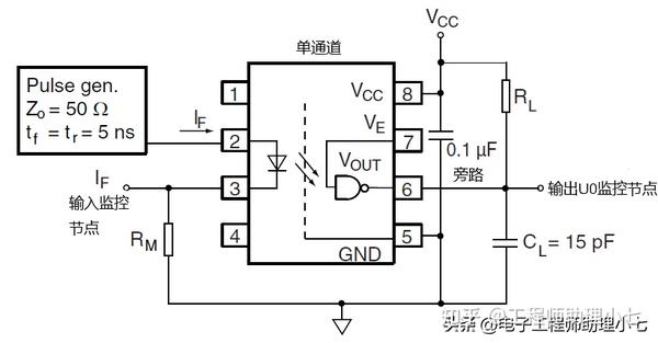 6N137引脚图及功能+6N137工作原理讲解，图文+电路案例，轻松搞定 - 知乎
