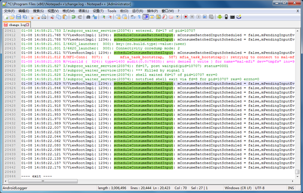 使用notepad++查看Android设备Log信息 - 知乎