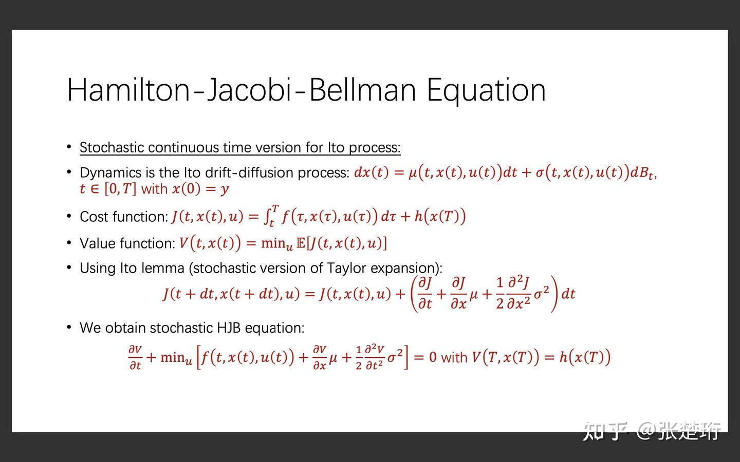 【强化学习 184】HJB Equation - 知乎