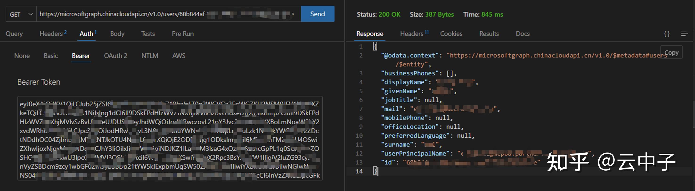 【Azure Developer】使用 Microsoft Graph API 获取 AAD User 操作示例 - 知乎