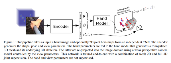 基于MANO的3D手部姿态估计方法：3D Hand Shape and Pose from Images in the Wild - 知乎