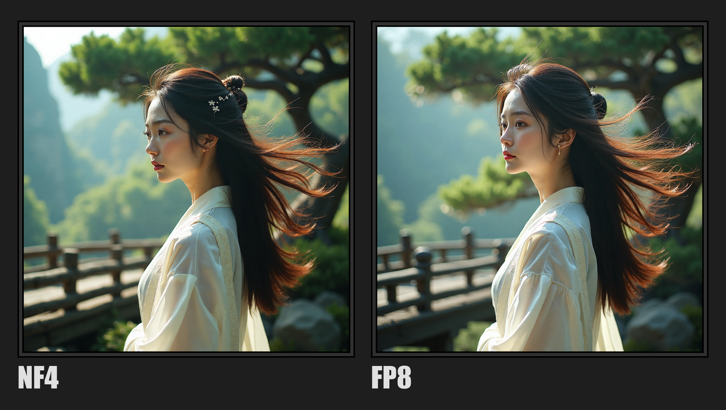 文生图开源模型 FLUX.1 NF4 精简量化模型和 FP8 模型在 ComfyUI 中对比分析 - 知乎