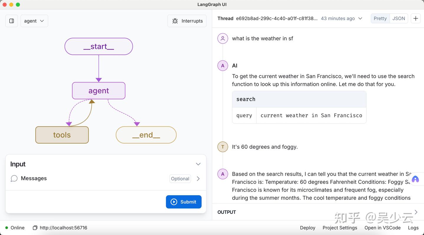 【LangGraph系列-2】：LangGraph Studio使用 - 知乎