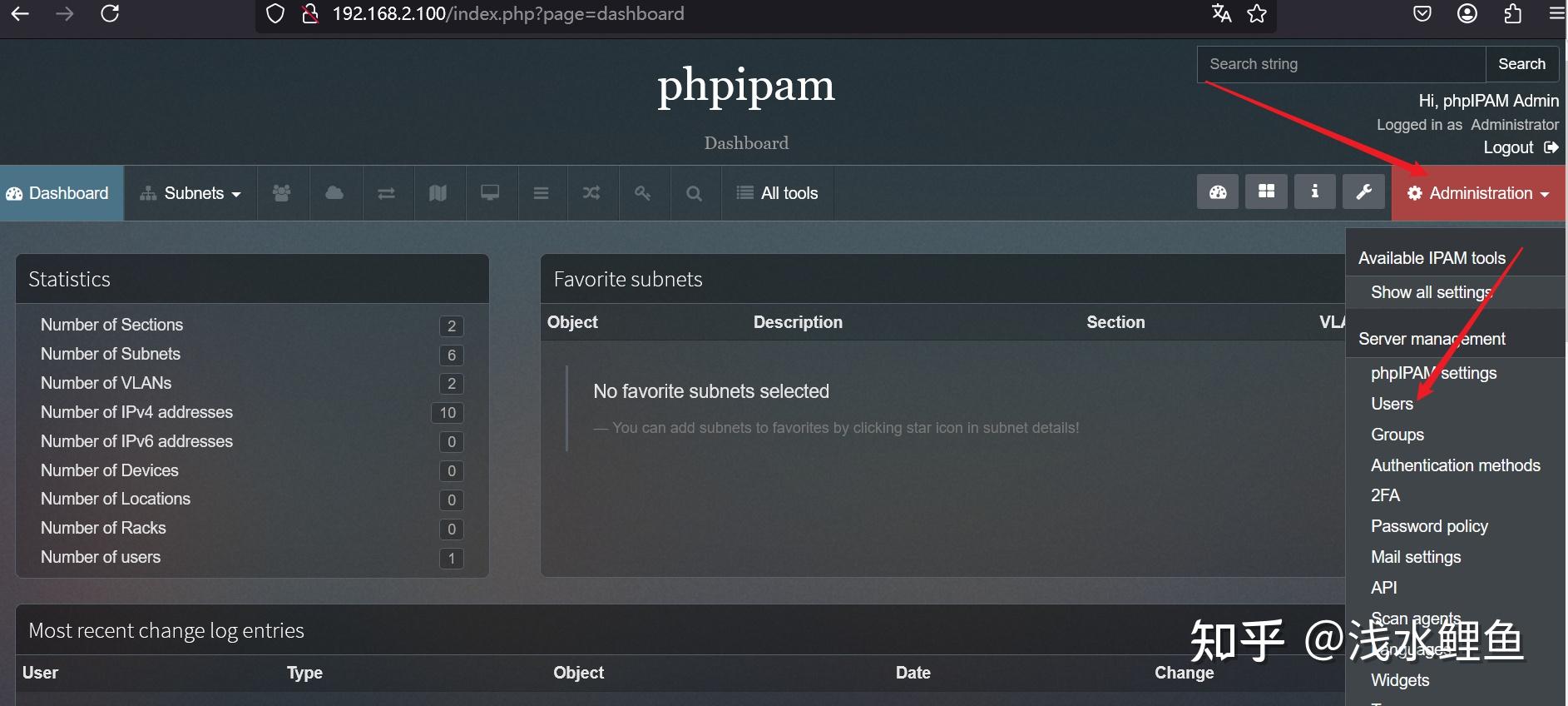 phpipam1.7安装部署 - 知乎
