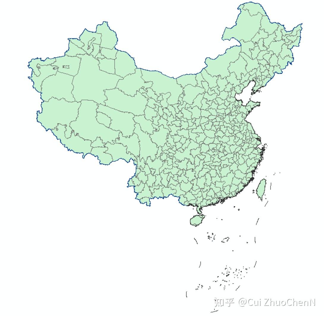 标准中国地图shp格式 含九段线/陆界线/国界线/海界线 - 知乎
