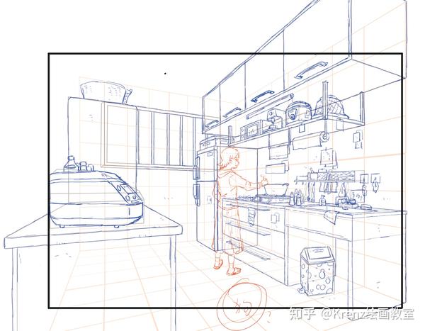 Krenz绘画教室【优秀作业心得】基础透视与结构-0123 - 知乎