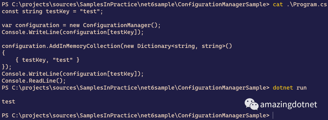 .NET 6 中的 ConfigurationManager - 知乎