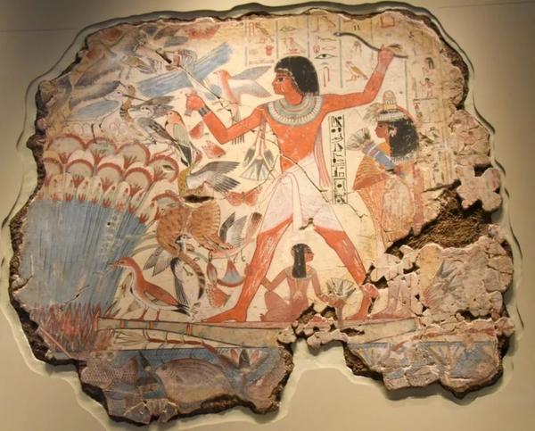 埃及-内巴蒙墓(Nebamun)墓，大英博物馆藏壁画残片：艺术经典，全面解读【140幅图】 - 知乎