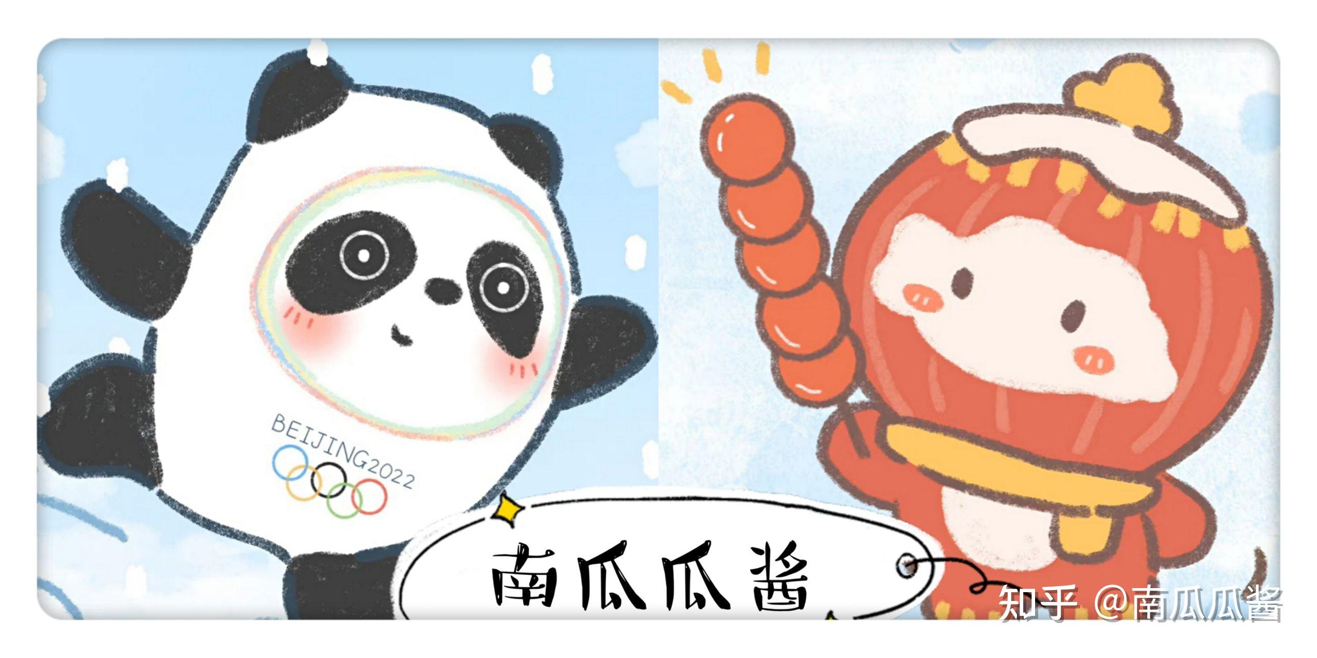 冰墩墩雪容融头像|总有不期而遇的温柔和生生不息的希望 - 知乎