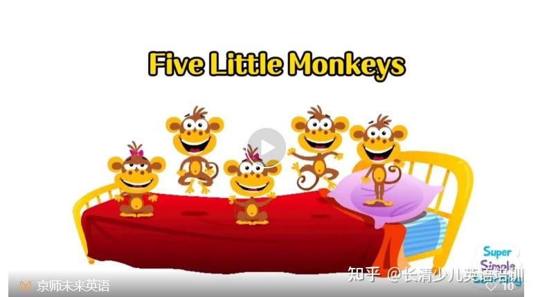【英语启蒙儿歌】Super Simple Songs 001——《Five Little Monkeys》 - 知乎