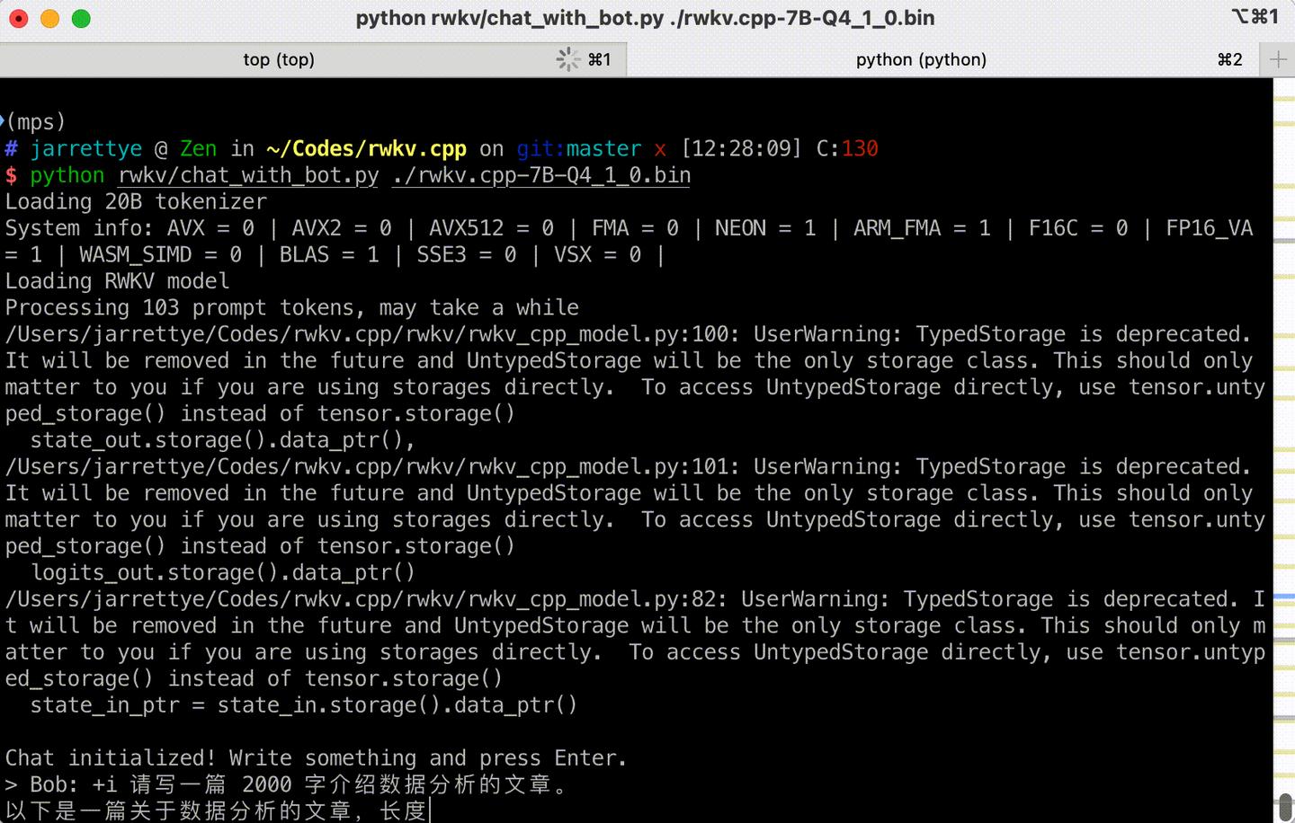 rwkv.cpp: CPU 也能跑的 RNN 中文语言大模型 - 知乎