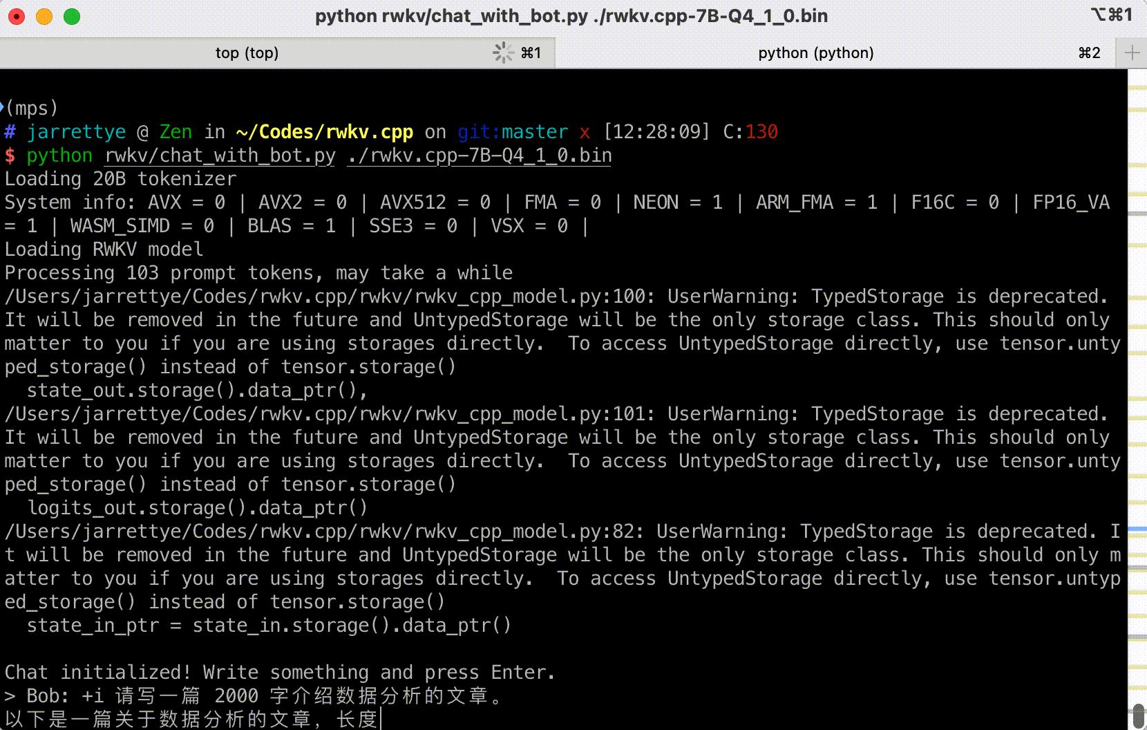rwkv.cpp: CPU 也能跑的 RNN 中文语言大模型 - 知乎