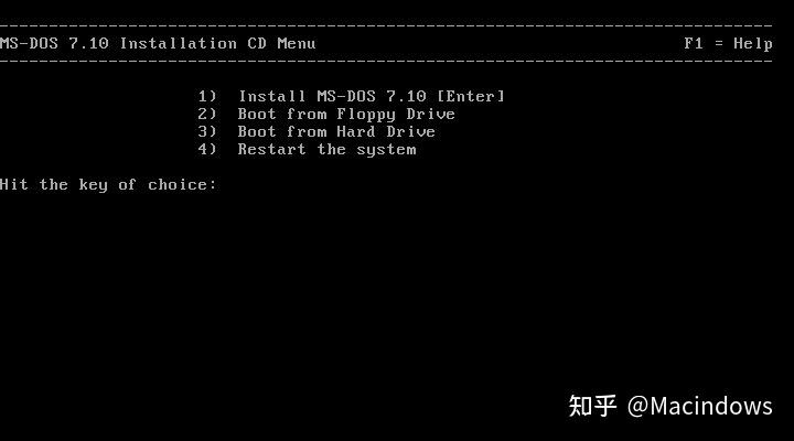回顾一下历代MS-DOS - 知乎