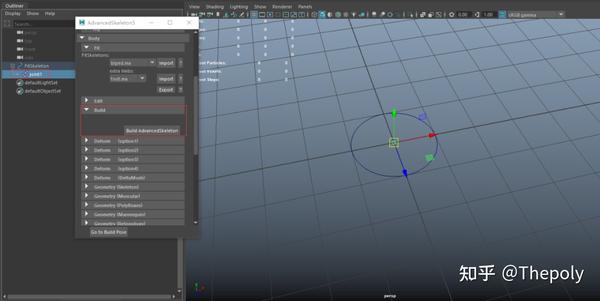 Advanced Skeleton绑定生成基础 - 知乎