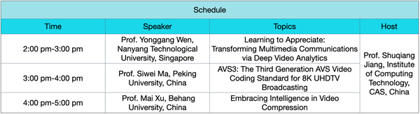 智能媒体计算国际研讨会第三期：视频编码与传输即将举行 - 知乎