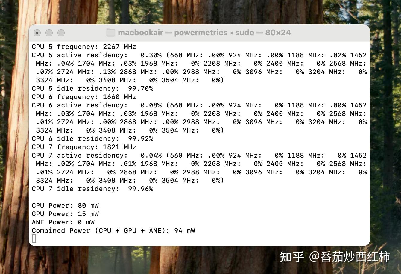 MacOS 的 powermetrics 命令查看 MacBook 笔记本的耗能情况，附带查看ANE的工作情况！ - 知乎