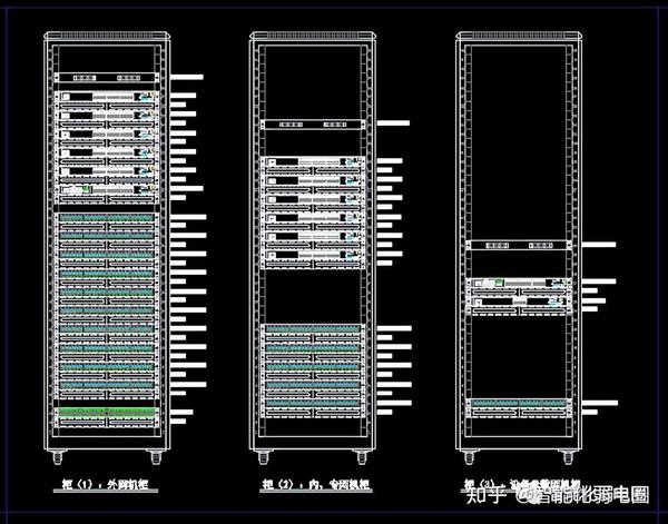 CAD版本弱电机柜布置图，值得下载学习 - 知乎