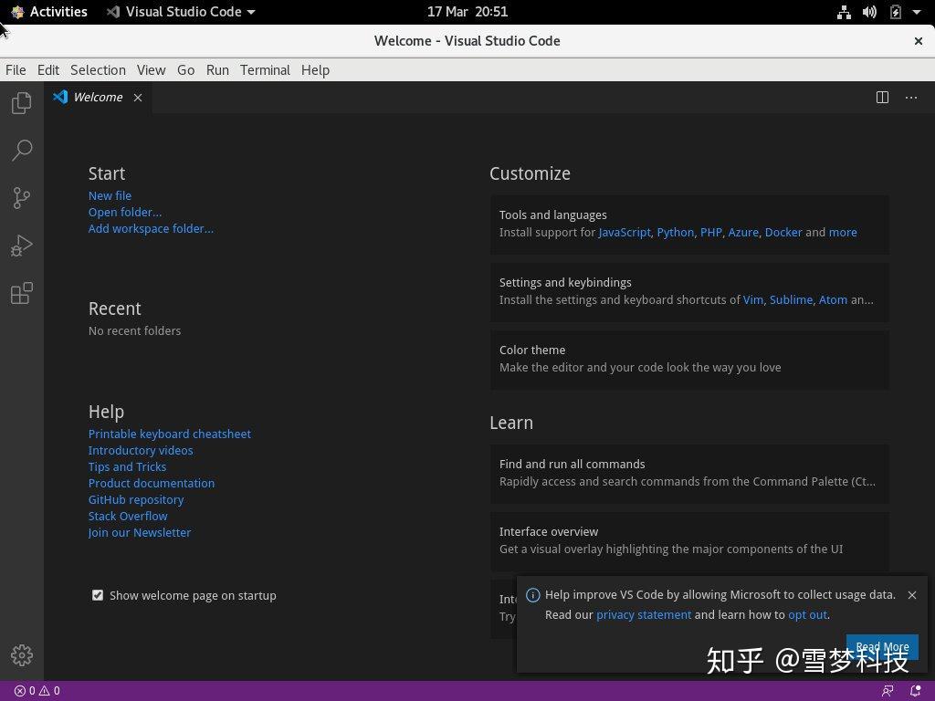 如何在 CentOS 8 上安装 Visual Studio Code - 知乎