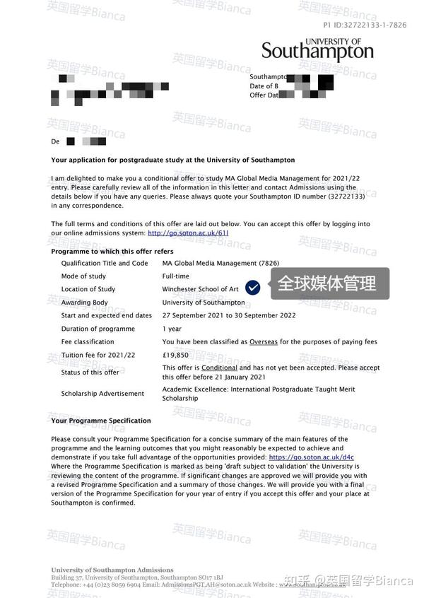 新闻学专业申请英国传媒，获取QS100 Offer! - 知乎