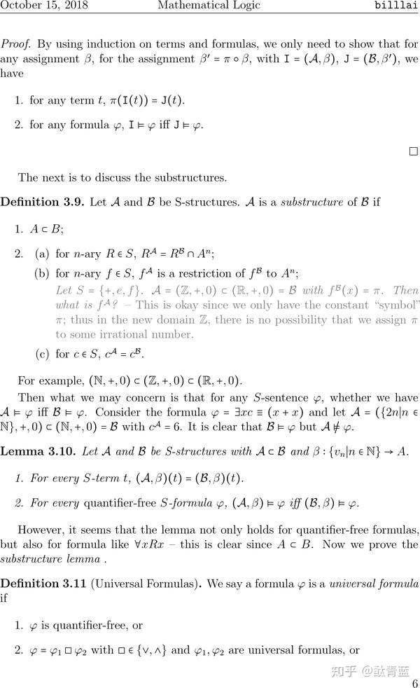 Notes of Mathematical Logic - 知乎