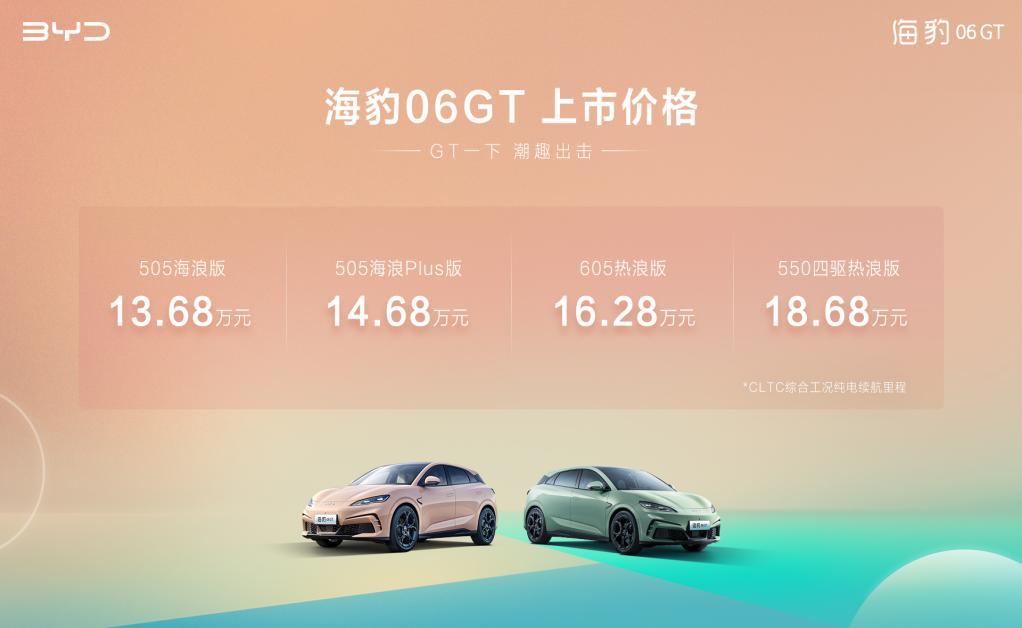 13.68万起售的海豹06GT，给ID.3愉悦送走？ - 知乎
